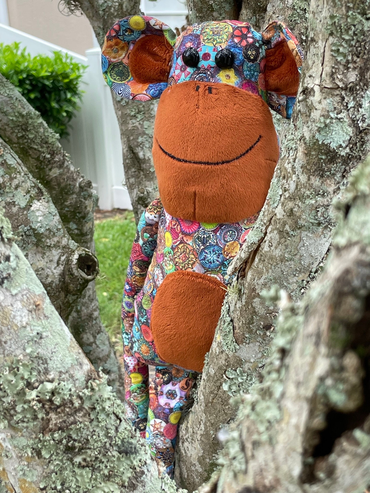 Monkeys, Stuffed Monkeys, Designer Fabric Monkeys, Floppy and Playful ...