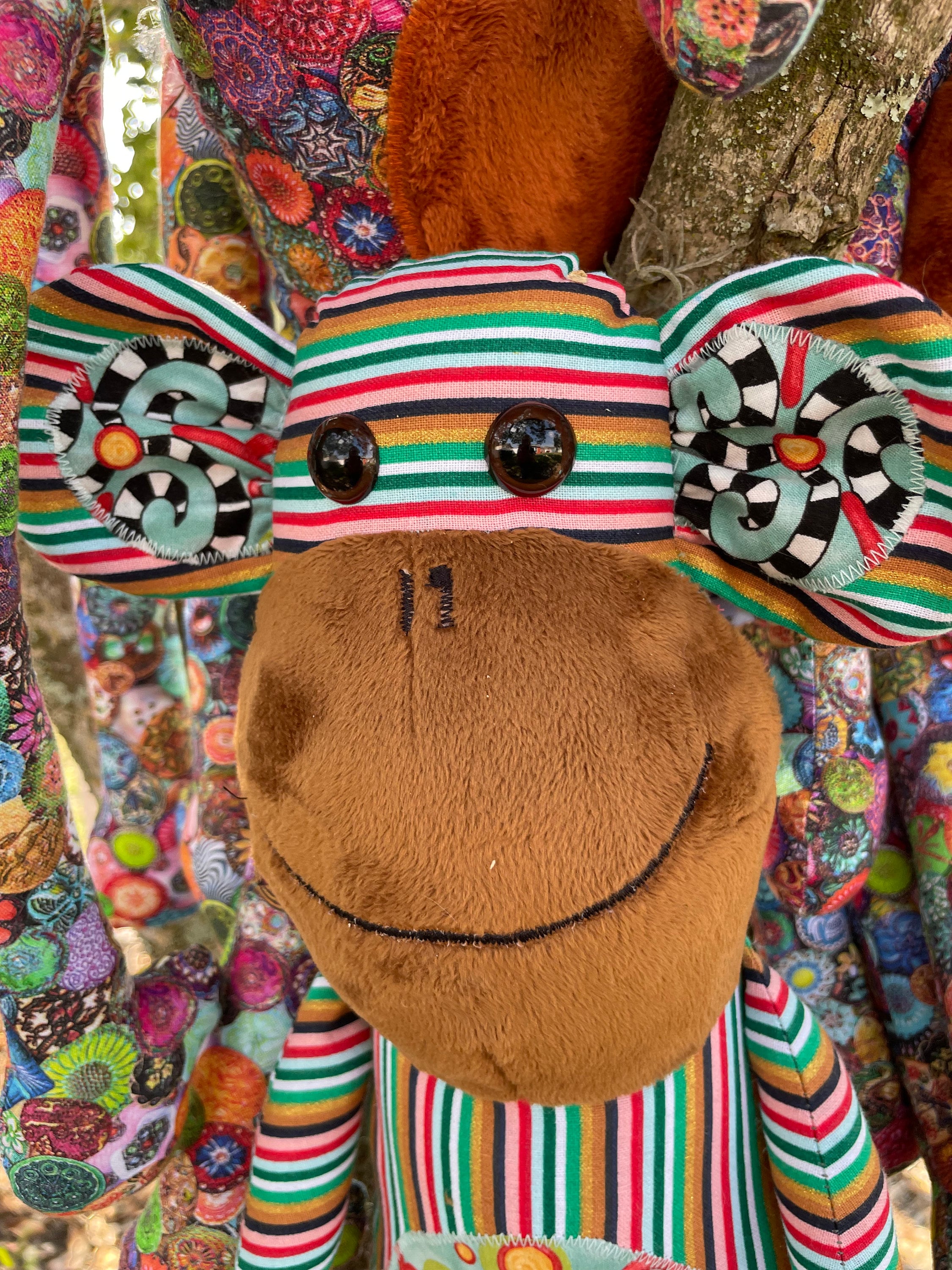 Monkeys, Stuffed Monkeys, Designer Fabric Monkeys, Floppy and Playful ...