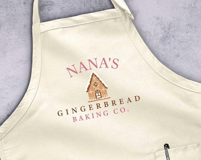 Custom Apron Gift, Cookie Crew Apron, Name Apron, Cook Squad Apron ...