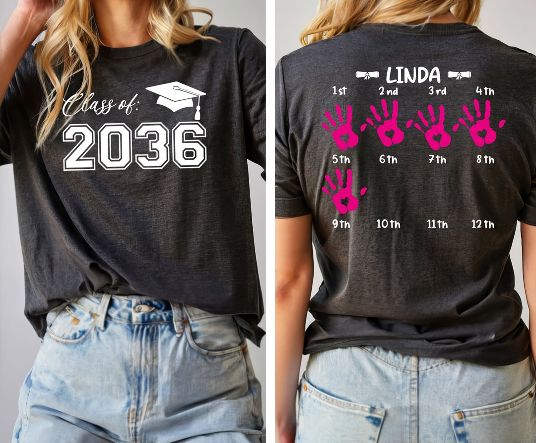 Custom Student Shirt, Class Grade Shirt, Graduation Year Tee, Pupil 2 ...