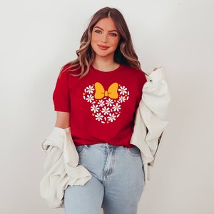 Minnie Mouse T-shirt, Disney Shirt, Birthday Girl Shirt, Flower Shirt ...