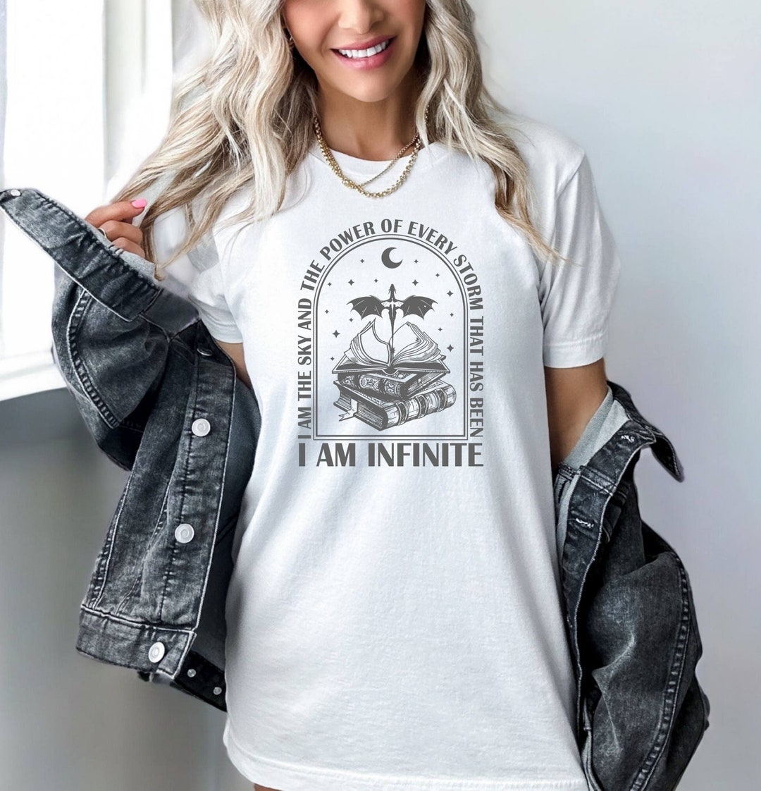 I Am Infinite T-shirt, Fourth Wing T-shirt, Dragon Rider Shirt, Fly to ...