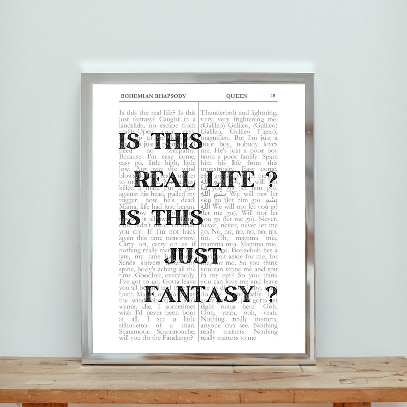Bohemian Rhapsody Poster - Etsy