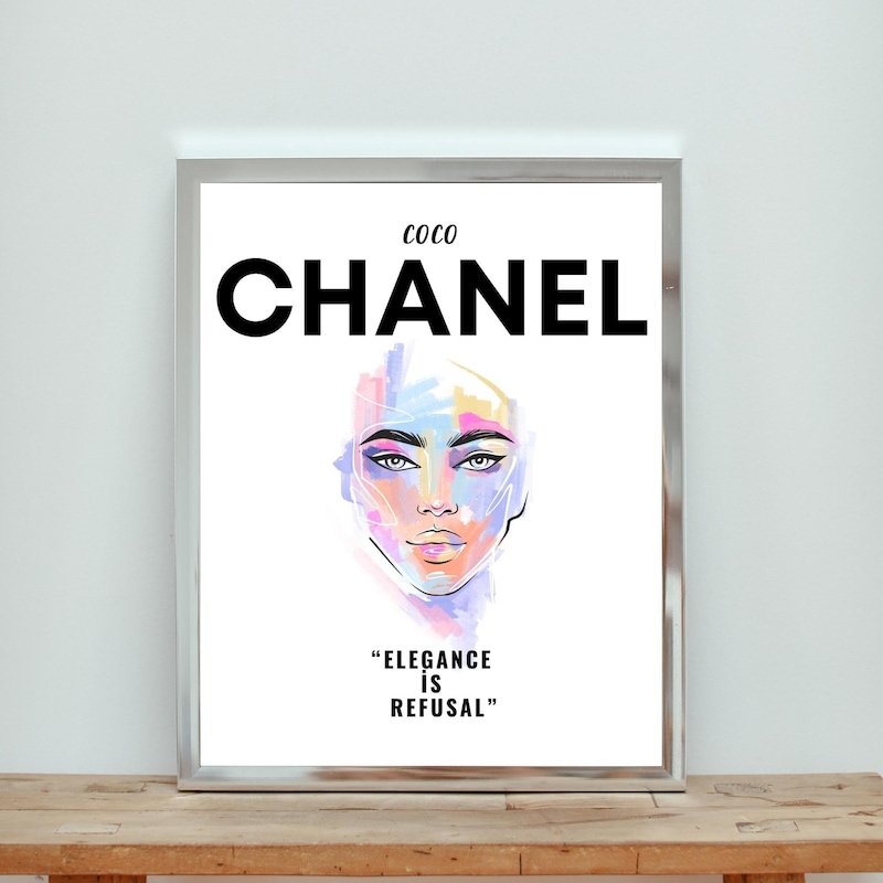 Coco Chanel Poster - Etsy
