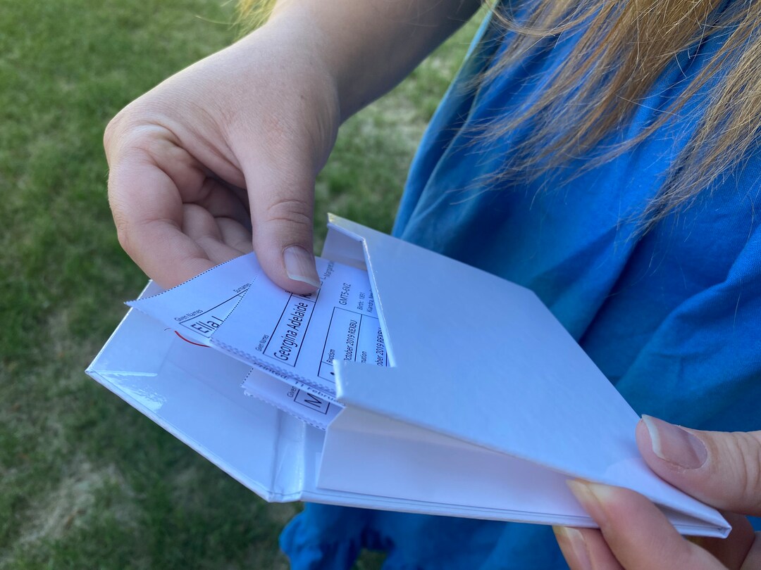 Temple Name Card Case Plain - Etsy