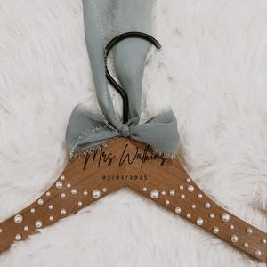 Wedding Title Hanger, Wedding Hangers, Bridesmaid Hanger, Personalized ...