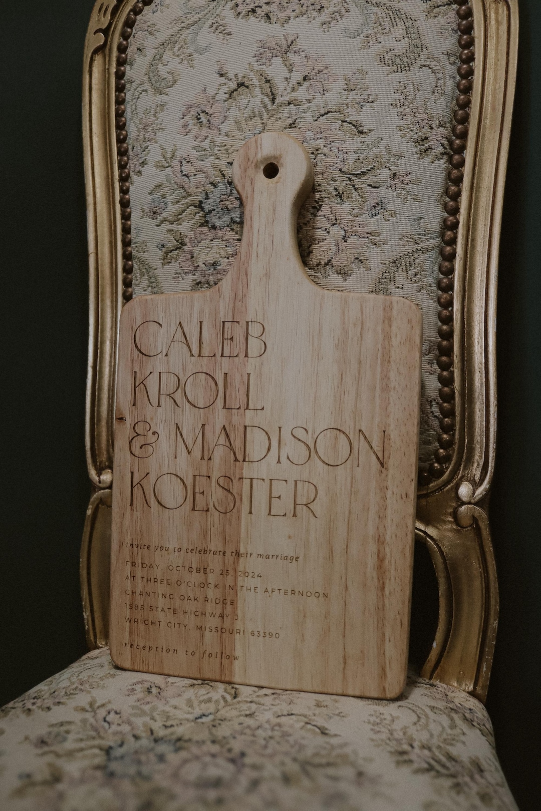Custom Wedding Invite Charcuterie Board, Wedding Gift, Unique Serving ...