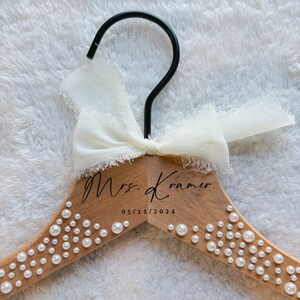Wedding Title Hanger, Wedding Hangers, Bridesmaid Hanger, Personalized ...