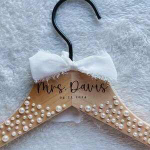 Wedding Title Hanger, Wedding Hangers, Bridesmaid Hanger, Personalized ...