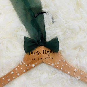 Wedding Title Hanger, Wedding Hangers, Bridesmaid Hanger, Personalized ...