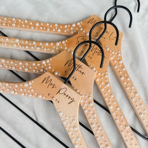 Wedding Title Hanger, Wedding Hangers, Bridesmaid Hanger, Personalized ...