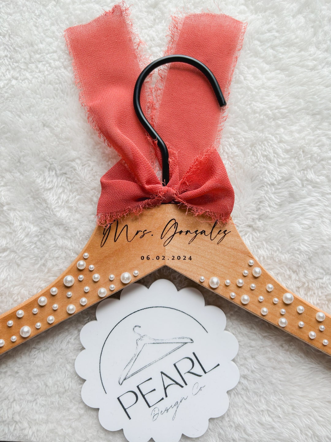 Wedding Title Hanger, Wedding Hangers, Bridesmaid Hanger, Personalized ...