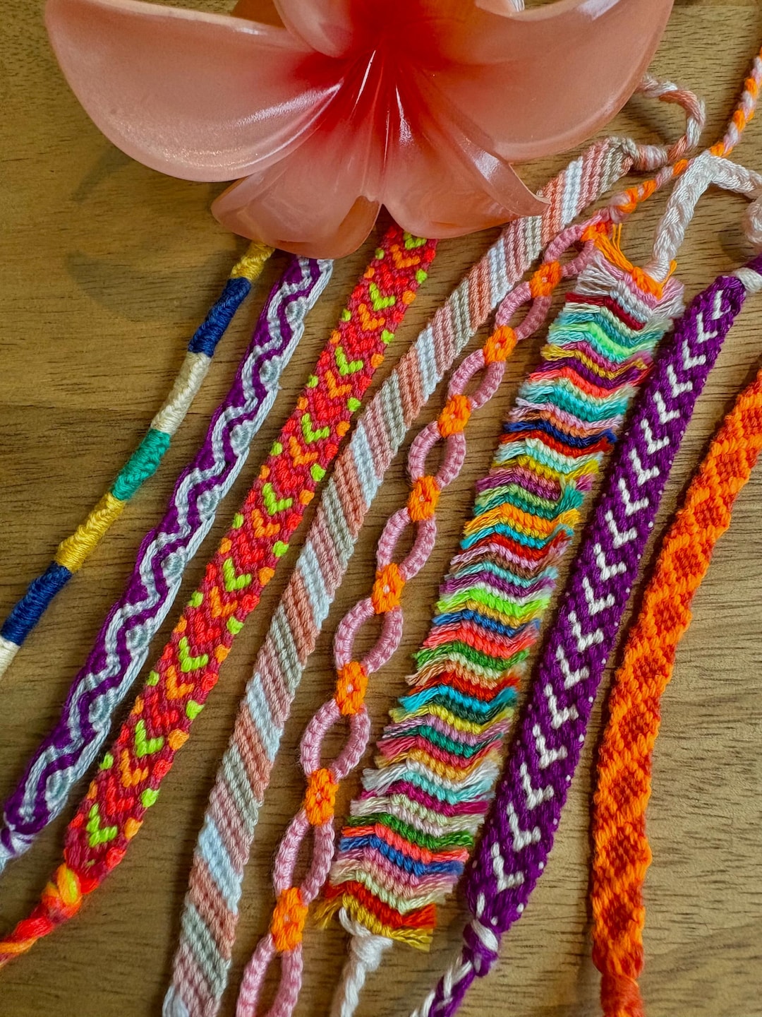 Personalized Friendship Bracelets - Adjustable Thread Bracelet ...