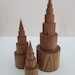 Wooden Pyramid Sculptures - Etsy