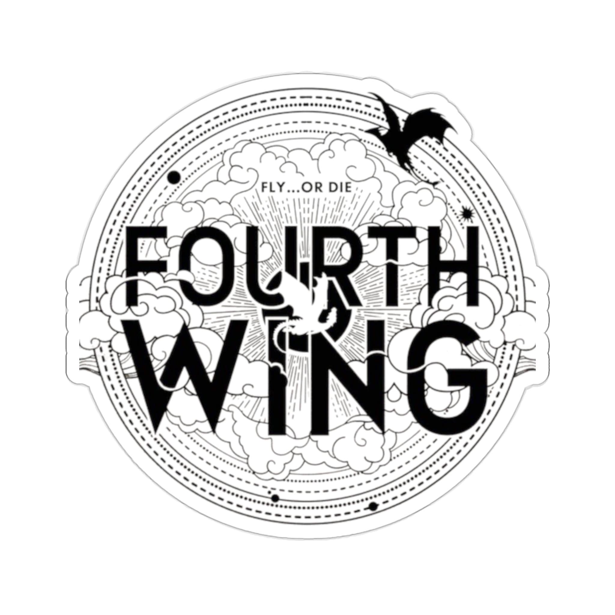 Fourth Wing Sticker - Etsy