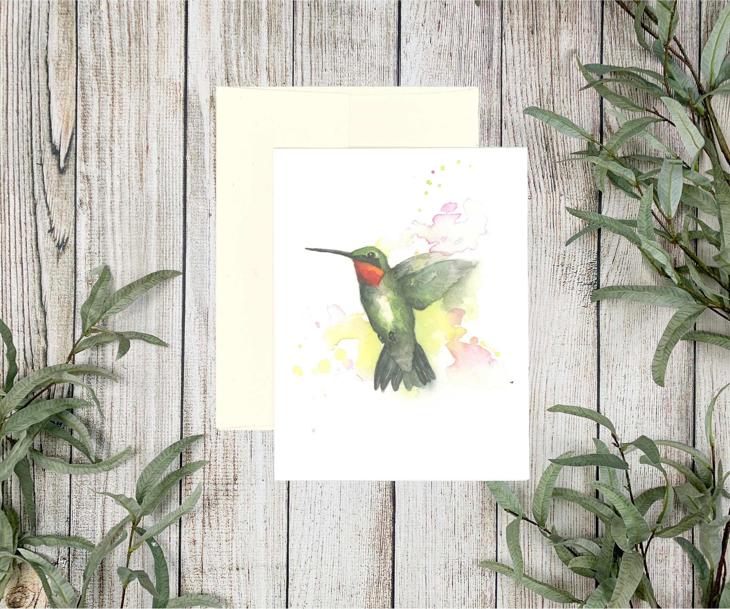Hummingbird Note Card Stationery Gift Box - Etsy