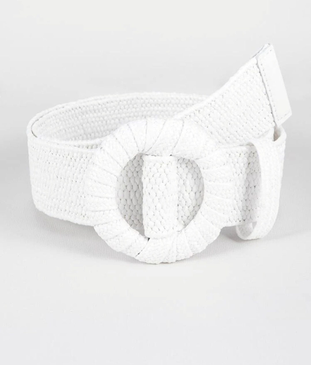 White Woven Belt, White Summer Belt, White Straw Belt, White Dress Belt ...
