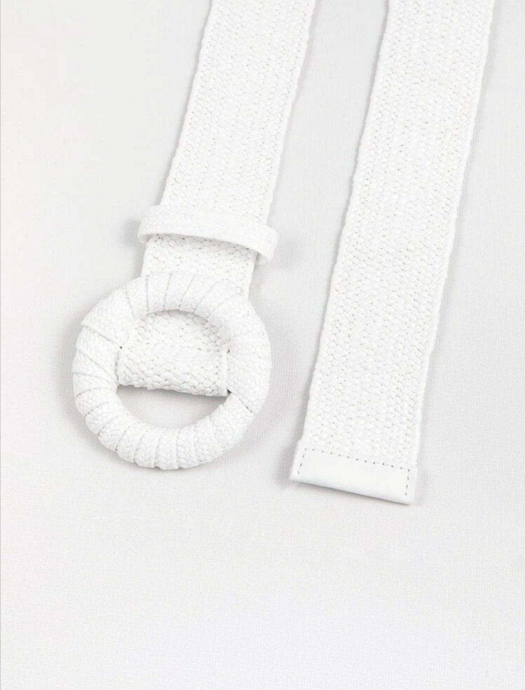 White Woven Belt, White Summer Belt, White Straw Belt, White Dress Belt ...