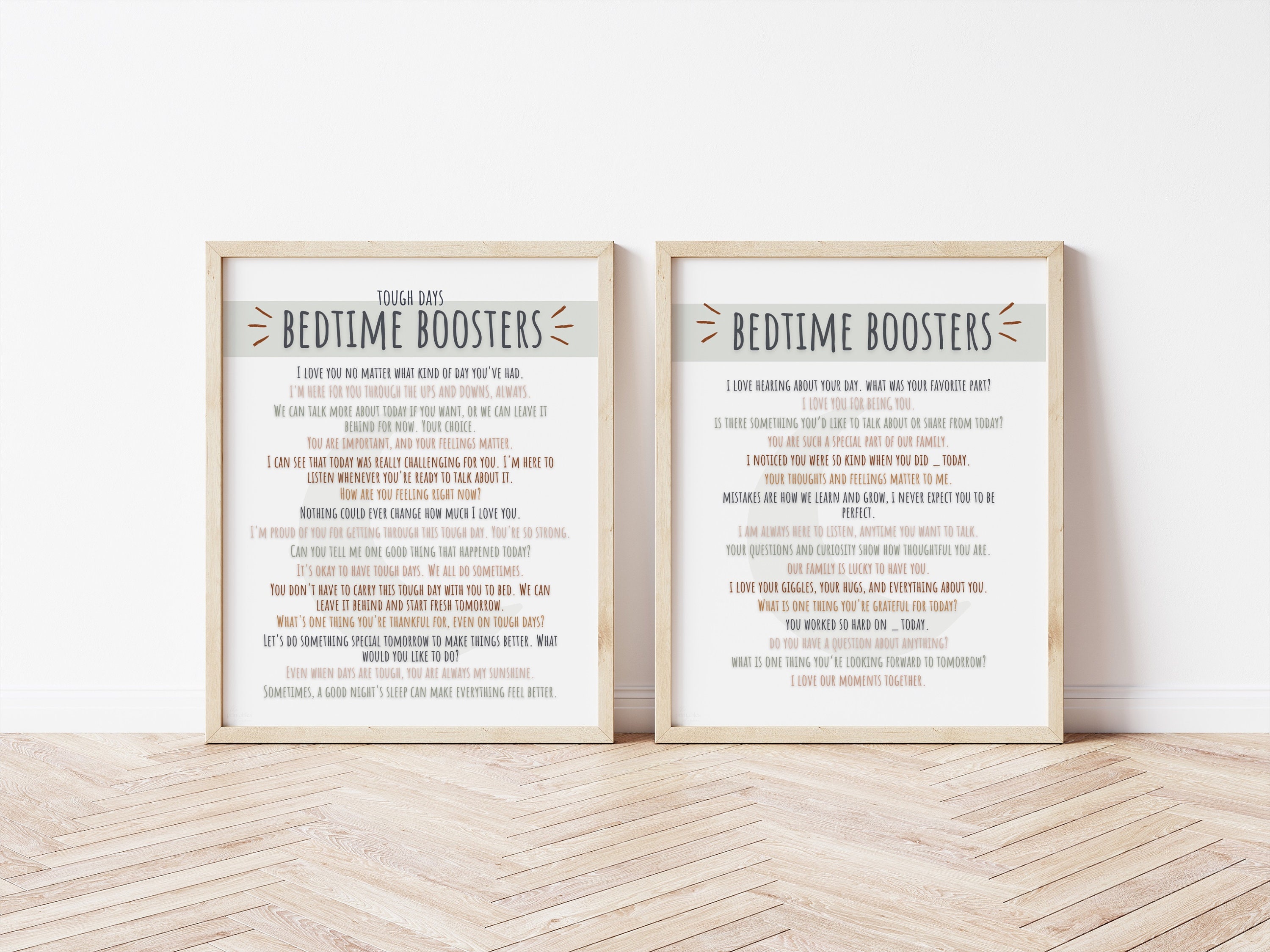 Bedtime Routine Printable Conversation Prompt Cards for Parents and ...