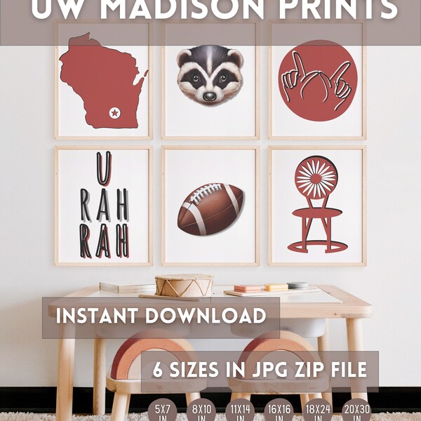 Uw Madison - Etsy