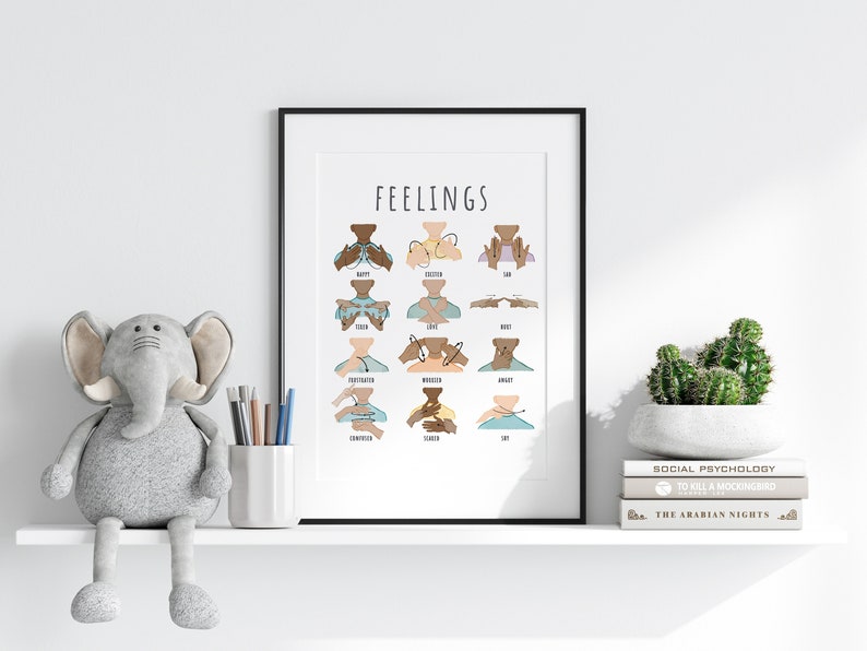 Starter Sign Language for Baby Print Set: Feelings & Emotions ASL ...