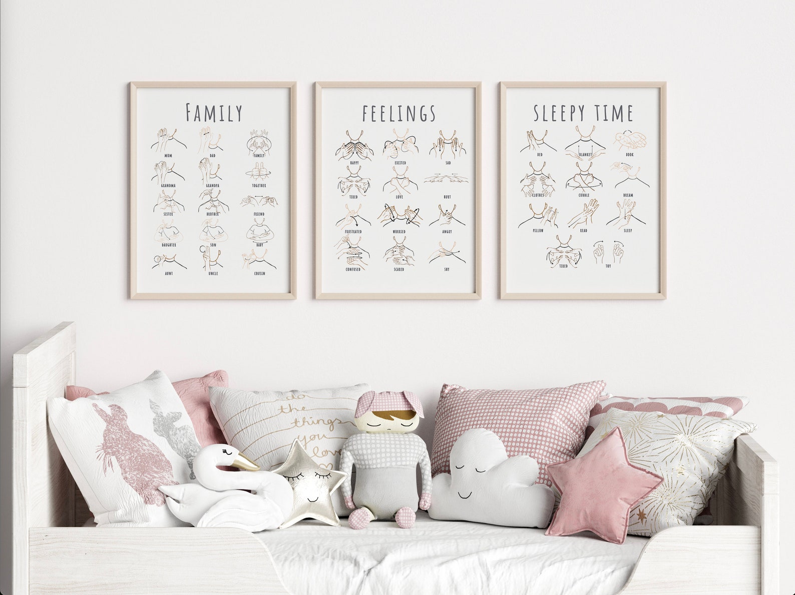 ASL Baby Signs Printable: Education Posters, Classroom Decor (digital ...