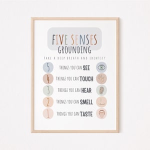 Breathing and Grounding Prints INSTANT DIGITAL DOWNLOAD Self-regulation ...