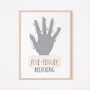 Breathing and Grounding Prints INSTANT DIGITAL DOWNLOAD Self-regulation ...