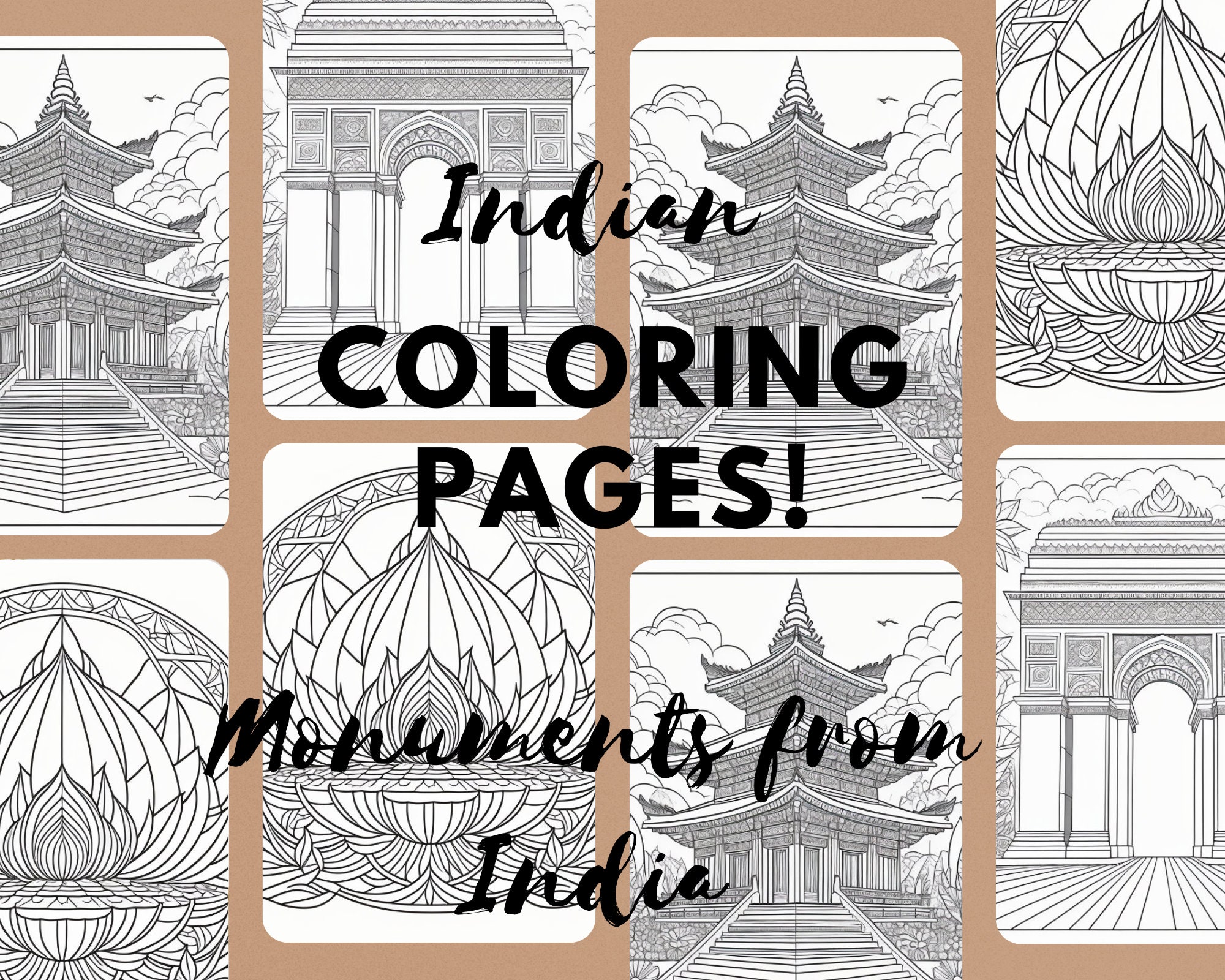 Monument Coloring Pages