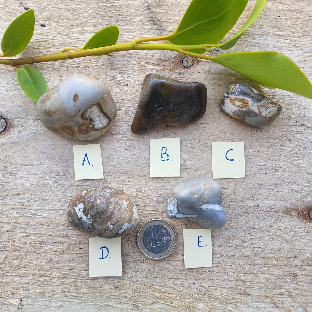 Irish Flint Stone, Tumbled Smooth FLINT From Ireland, Crystal and ...