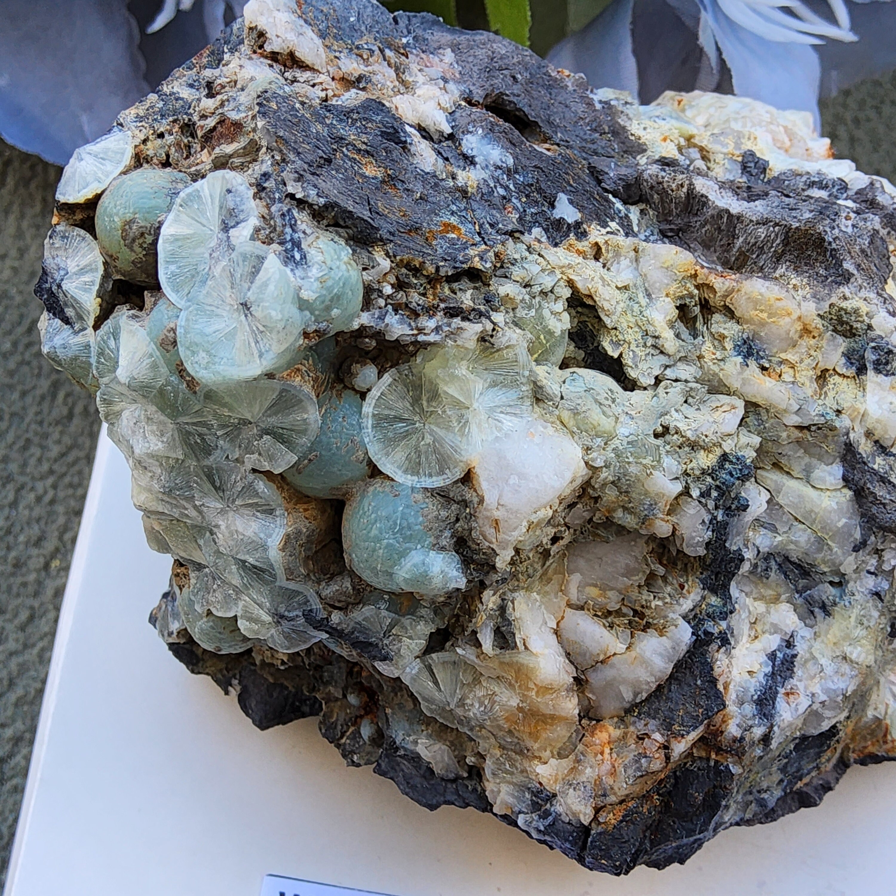 Wavellite Crystal From Ireland, Laharran Quarry, Cork, Rare Mineral Specimen, IW2 - Etsy