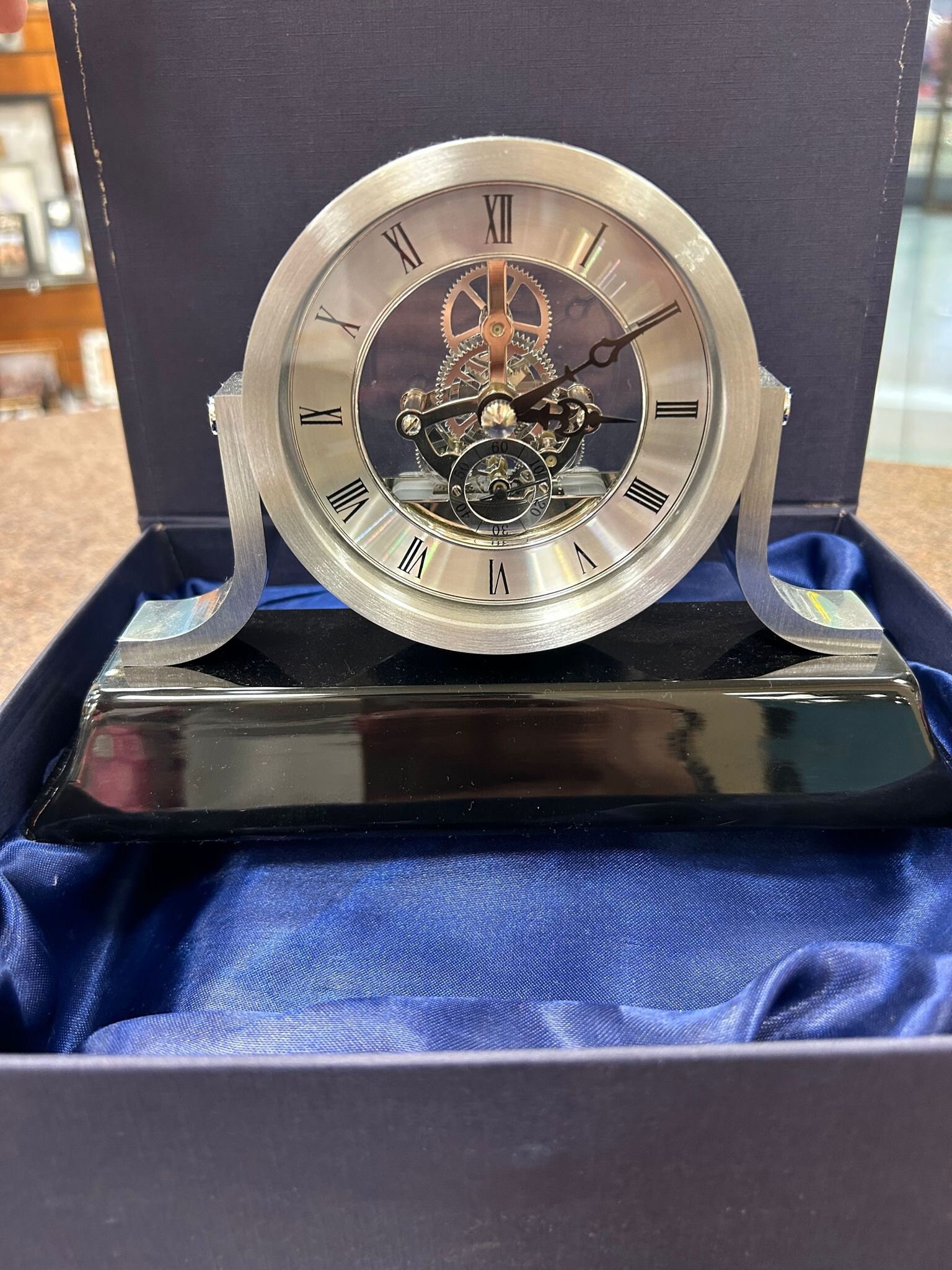 Personalized Desk Clock Housewarming Gift Wedding Gifts Custom Engraved ...