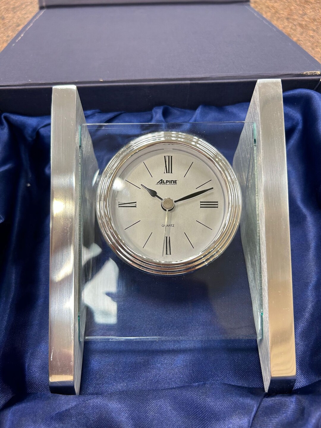 Personalized Desk Clock Housewarming Gift Wedding Gifts Custom Engraved ...