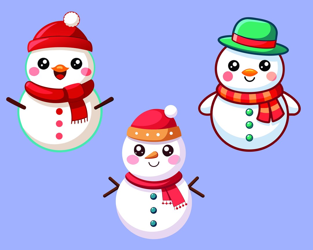 Snowman Svg Snowman Clip Art Snowman Clipart Snowman Cricut Svg Etsy