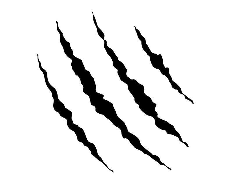 Claw Marks SVG - Etsy