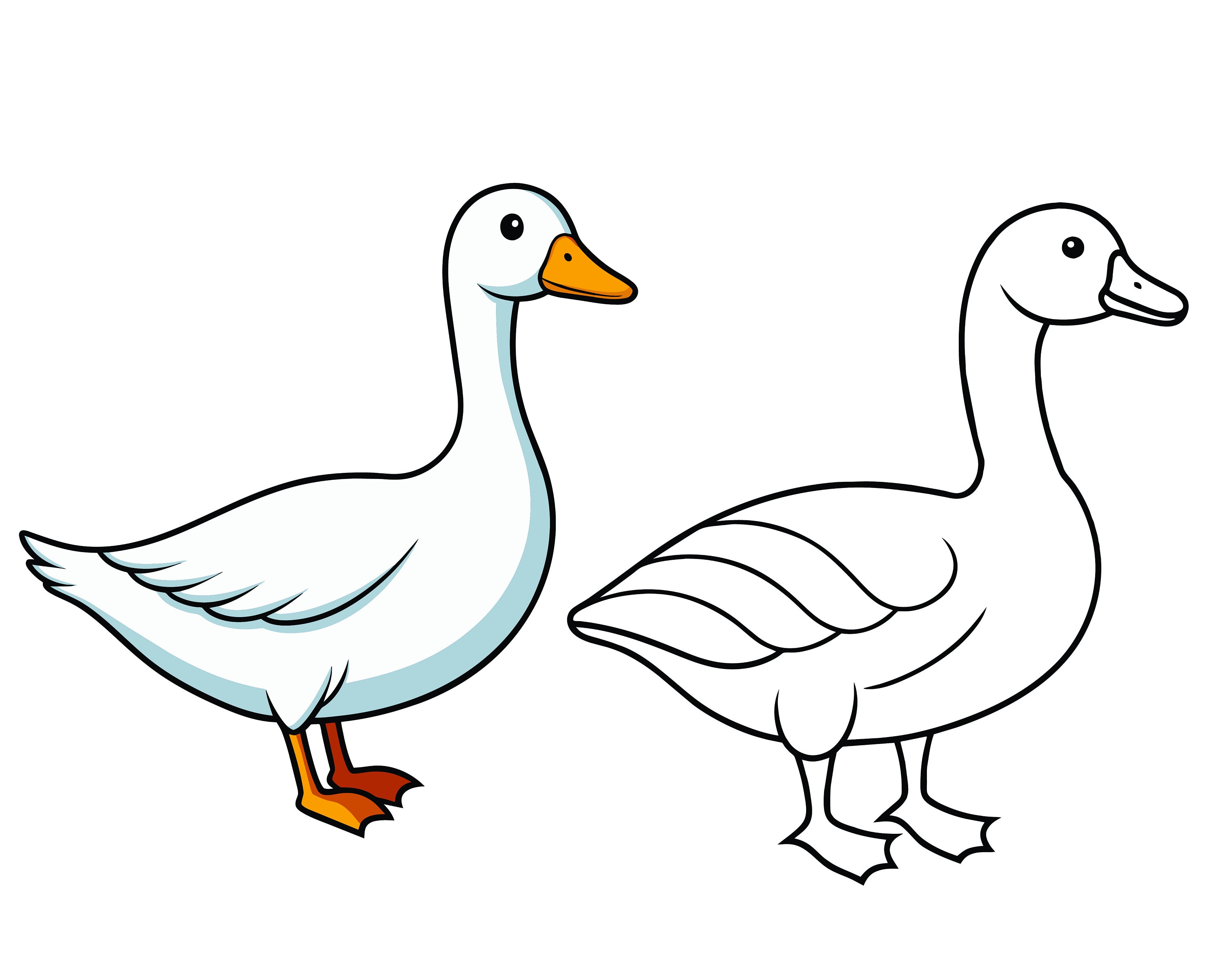 Goose SVG, Goose Clip Art, Goose Cricut Svg, Goose Outline Svg - Etsy