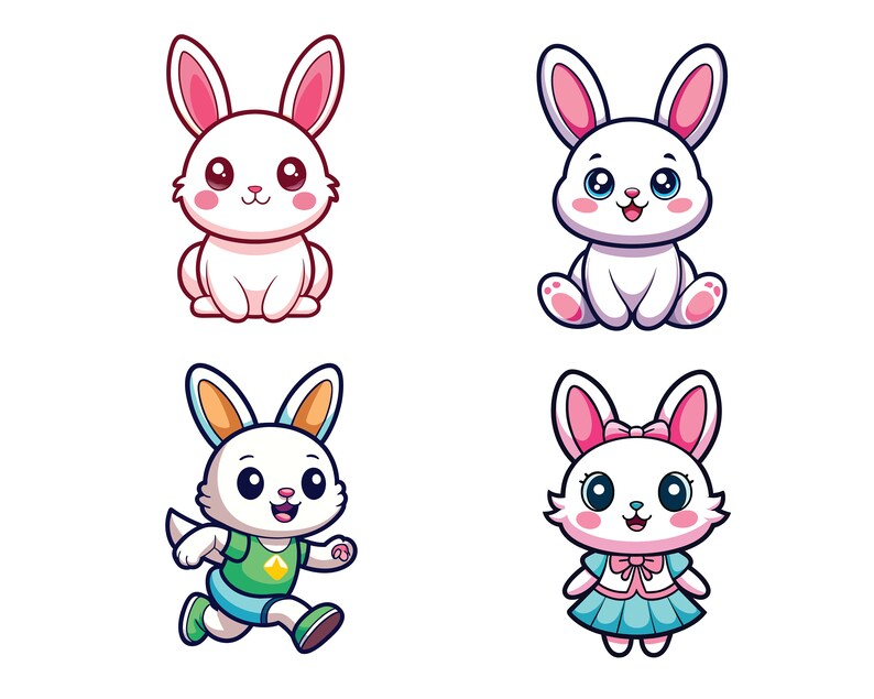 Bunny SVG, Bunny Clip Art, Bunny Cricut Svg, Rabbit SVG, Rabbit Clip ...