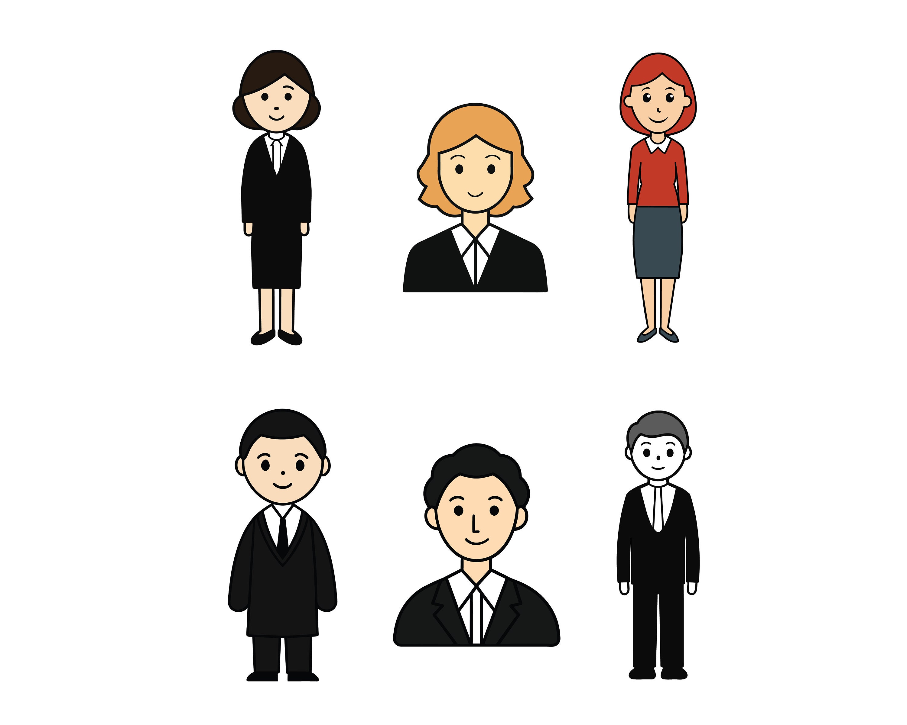 Lawyer SVG, Lawyer Clip Art, Lawyer Cricut Svg, Female and Male Lawyer ...