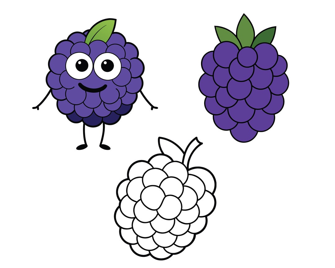 Blackberry SVG, Blackberry Clip Art, Blackberry Cricut Svg, Blackberry ...