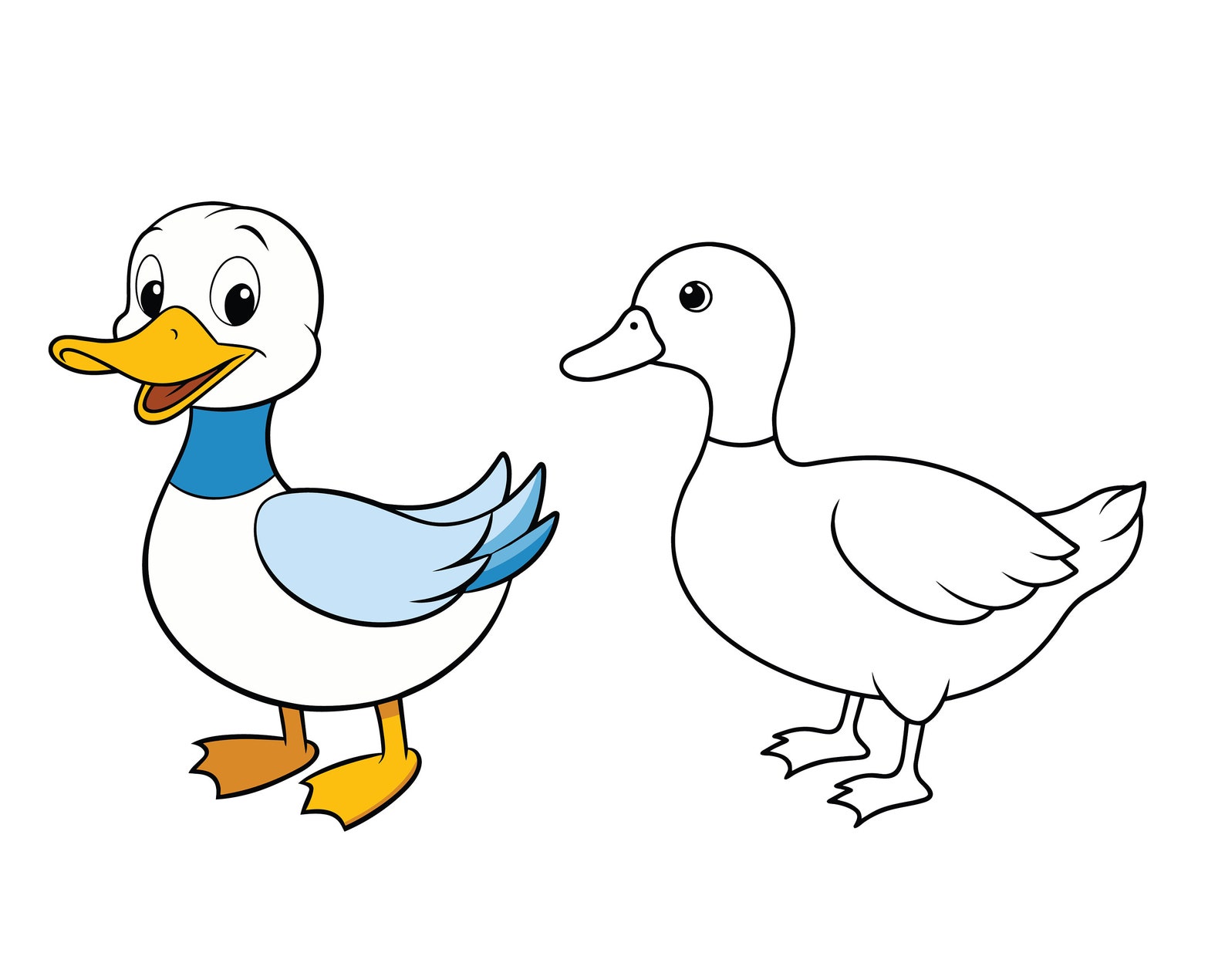 Duck SVG, Duck Clip Art, Duck Cricut Svg, Duck Outline Svg - Etsy