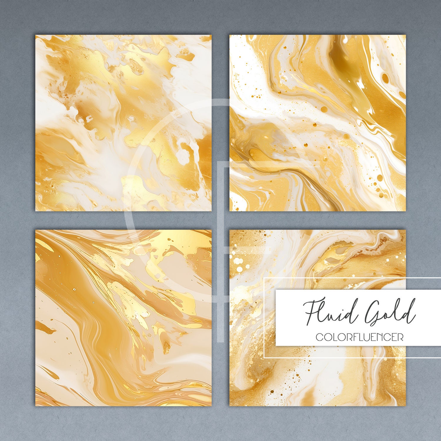 Seamless Golden Patterns | Fluid Gold | Seamless Pattern | Background ...