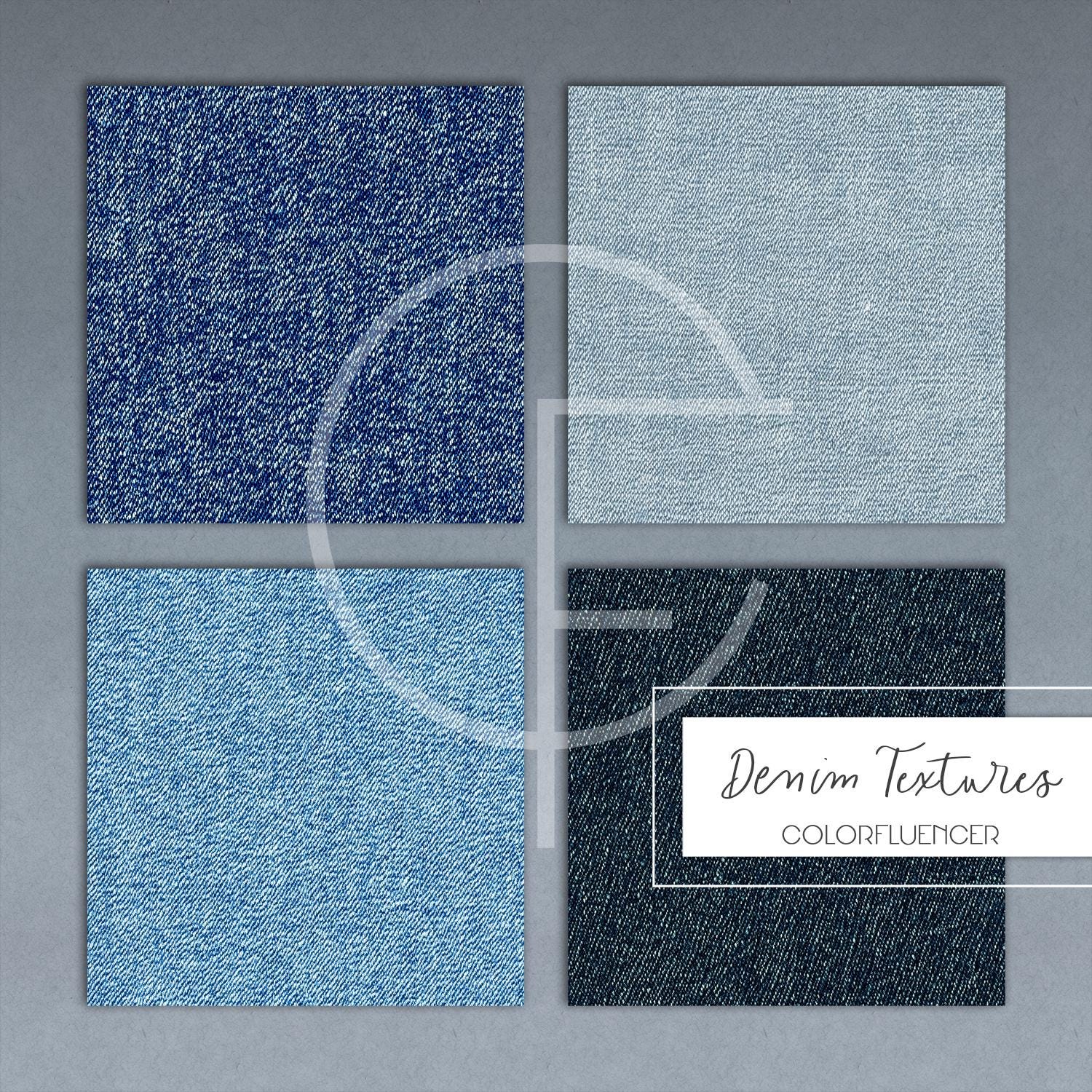 Seamless Denim Textures | Blue Denim Fabric Seamless Pattern | Digital ...
