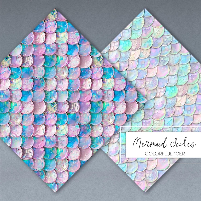 Mermaid Scales | Background Images | Digital Paper | Sublimation Design ...