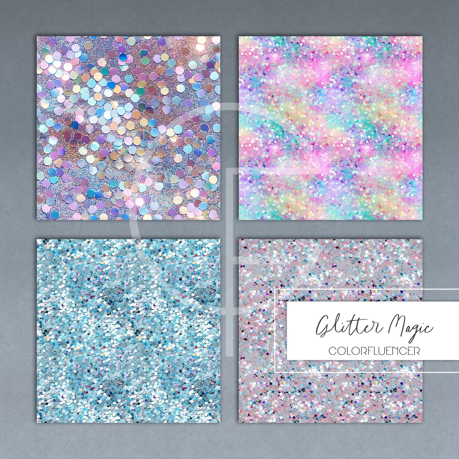 Glitter Seamless Patterns Glitter and Sequins Digital Paper Sublimation ...