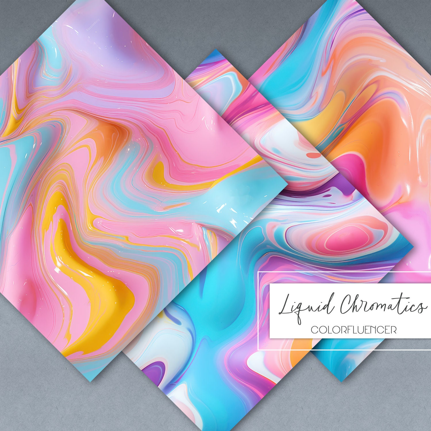 Liquid Paint Backgrounds | Liquid Chromatics | Digital Papers ...