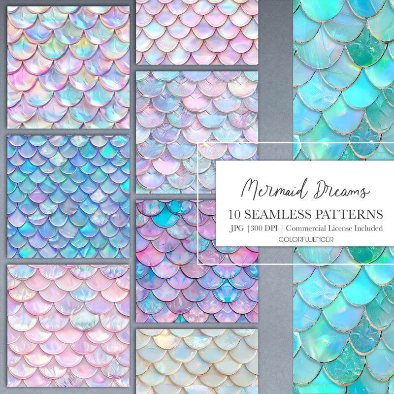 Mermaid Wallpaper - Etsy