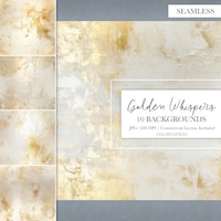 Purple & Gold Watercolor and Foil Digital Papers, Commercial Use ...