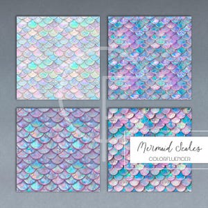 Mermaid Scales | Background Images | Digital Paper | Sublimation Design ...