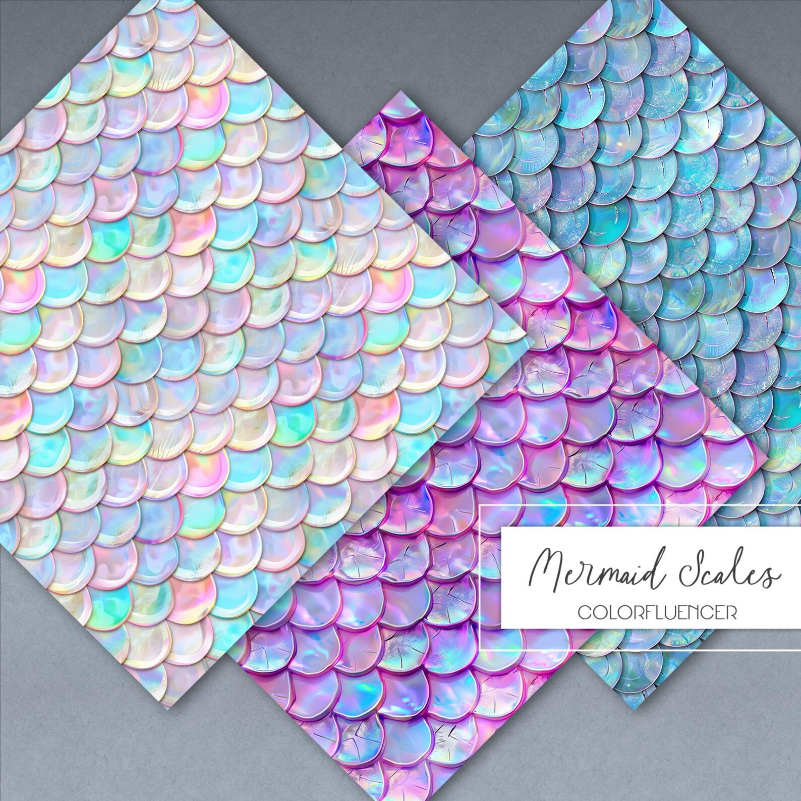 Mermaid Scales | Background Images | Digital Paper | Sublimation Design ...