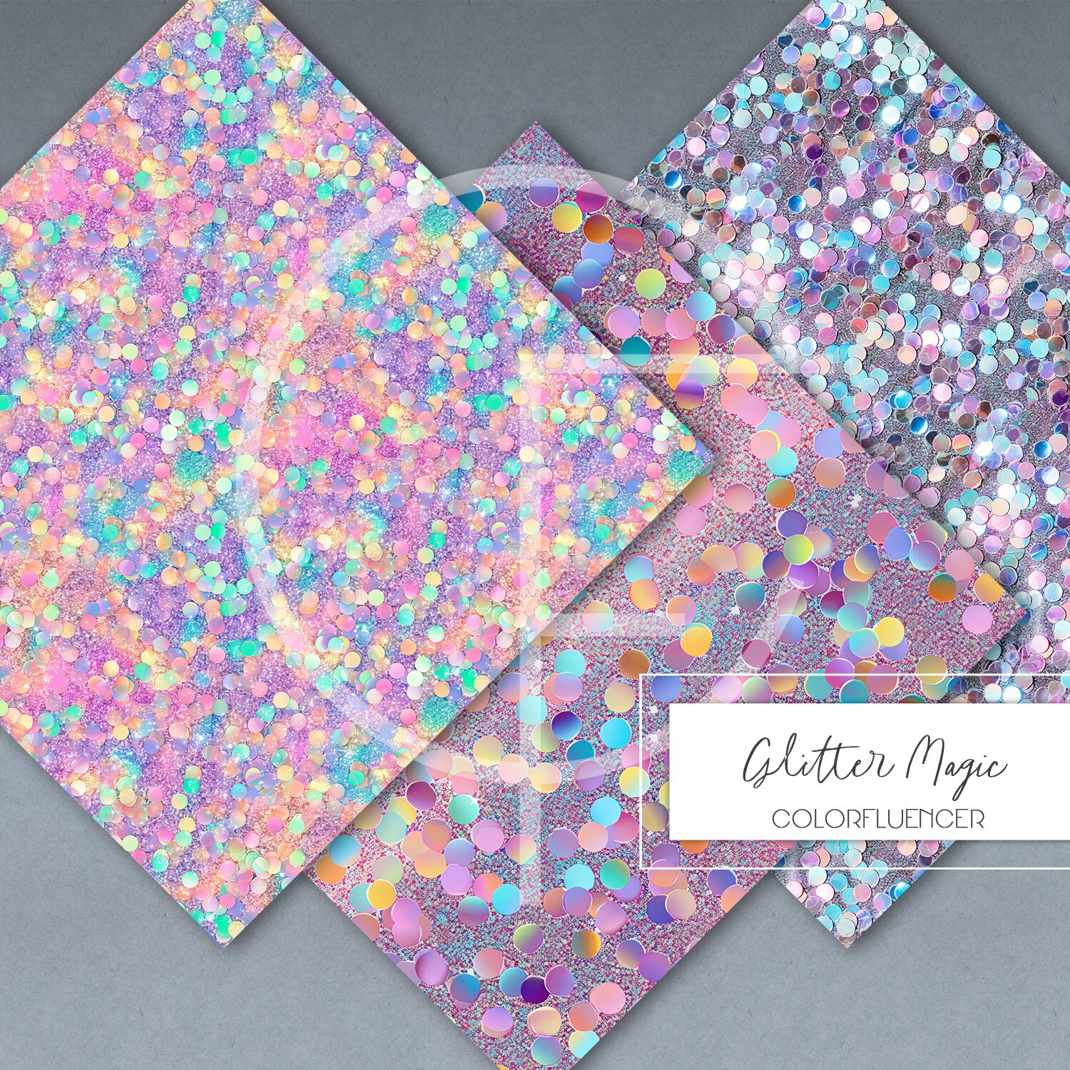 Glitter Seamless Patterns Glitter and Sequins Digital Paper Sublimation ...